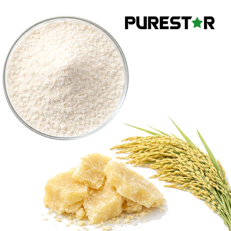 Octacosanol Powder / Policosanol – Rice Bran Wax Extract Raw Material ...