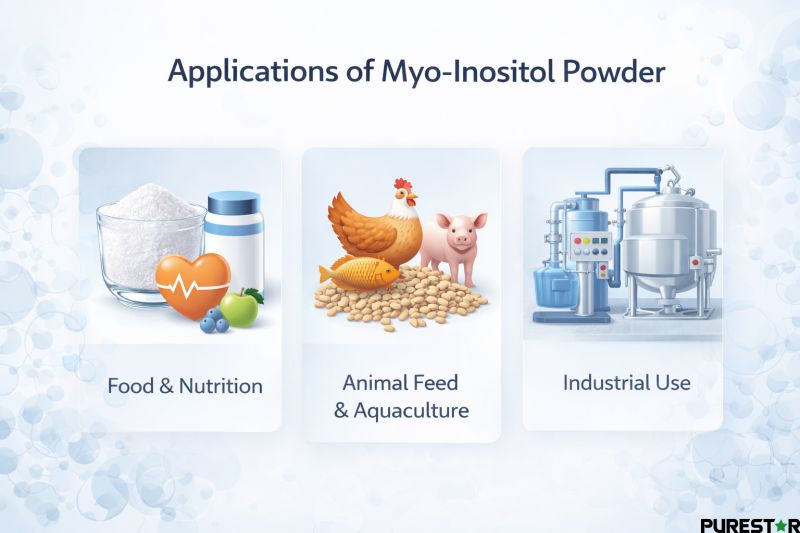 Inositol Powder (Myo-Inositol) | CAS 87-89-8 | Food & Industrial Grade